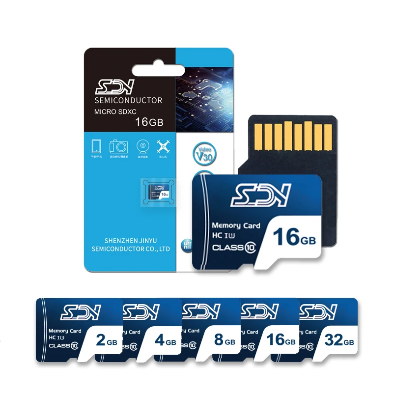 2025 Hot SD Memory Card 64gb 16gb 32gb 128gb 512gb 128 Gb Micro Memory ...