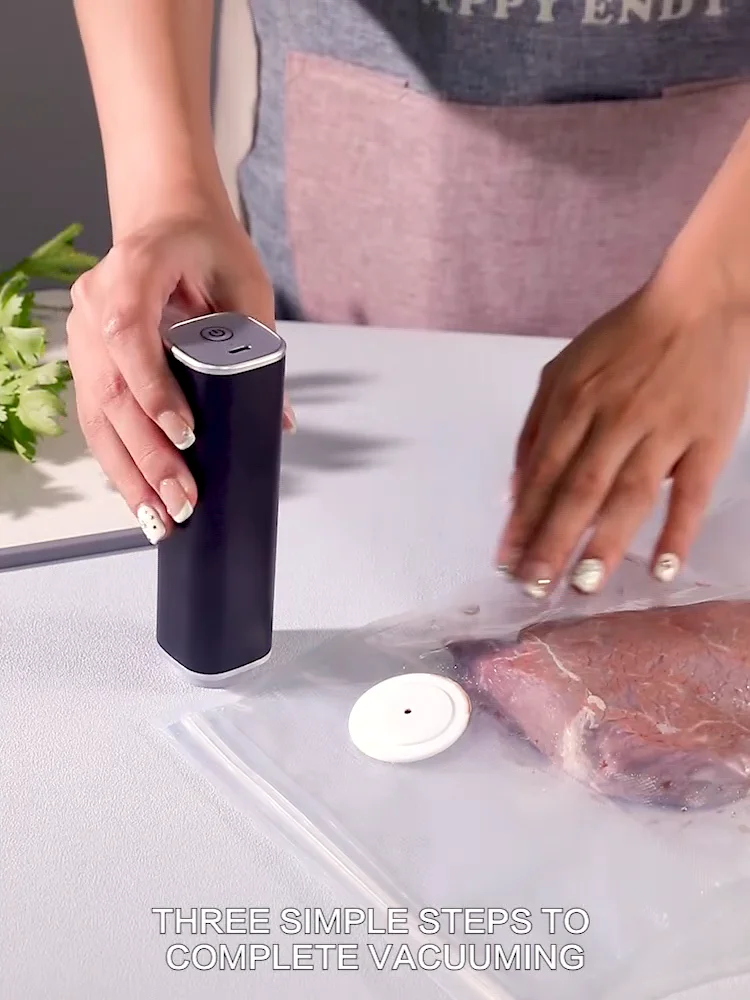 Mini Rechargeable Handheld Vacuum Sealer Electric Air Pump For Vacuum Storage Bag - Buy Portable ...