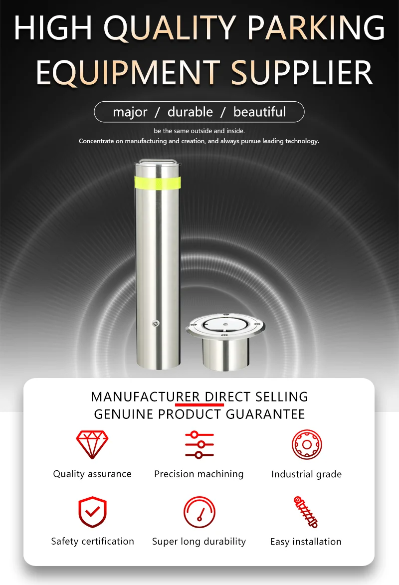 Flexible Lockable Bollard Barrier Gate Bollards Movable Bollard - Buy ...