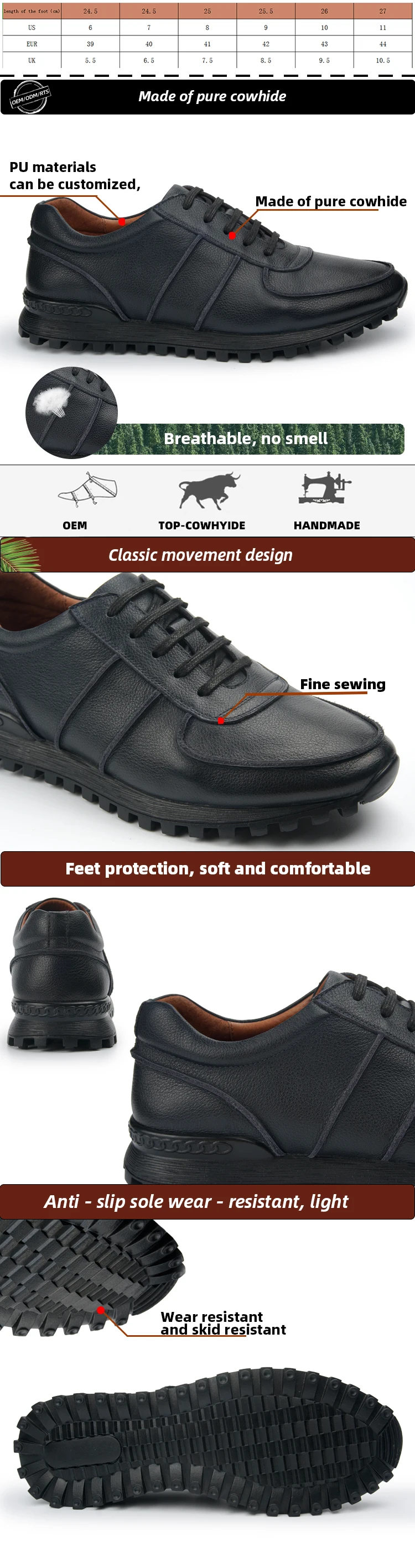 High Quality Men's Leather Boots Shoes Men Russia Genuine Safety ...