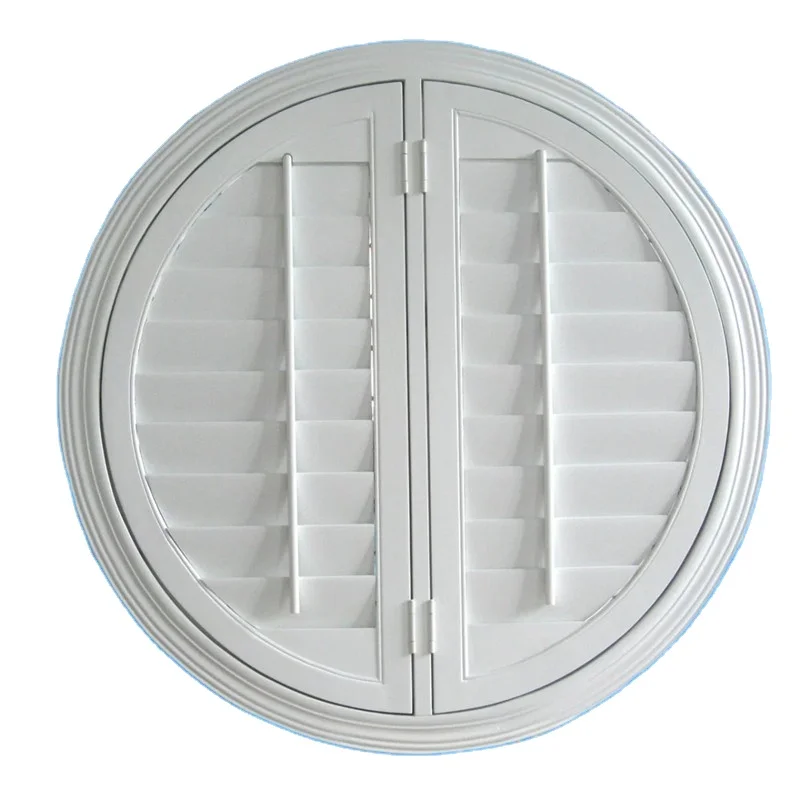 Factory solid wood window louvers shutters for round windows| Alibaba.com