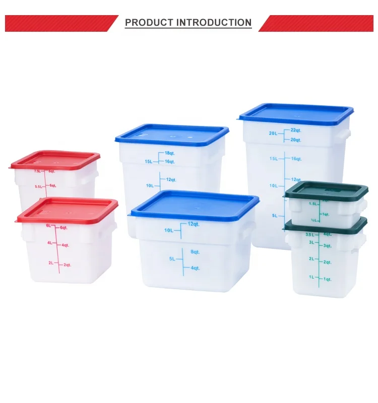 Professional Customization Stackable Kitchen Accessories PP Square Food ...