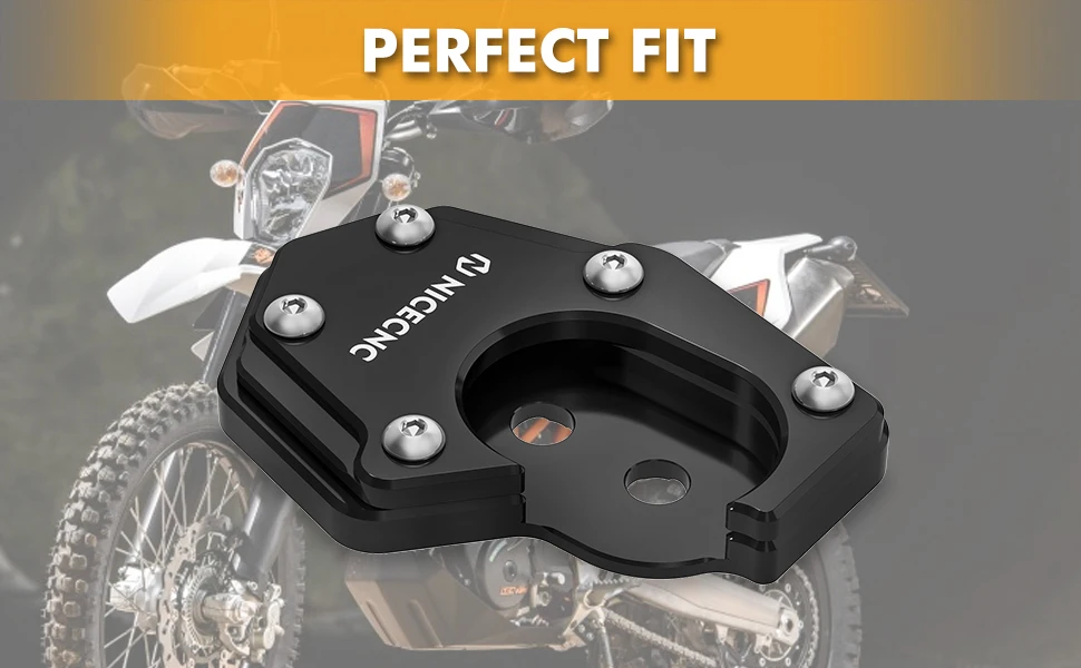 Nicecnc Side Stand Footstand Enlarger Pad For Hus Qvarna 701 Enduro ...