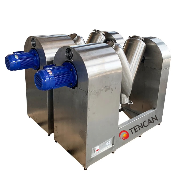 China Tencan 20l Lab Scale Small Powder Mixer V Shape Rotary Powder ...