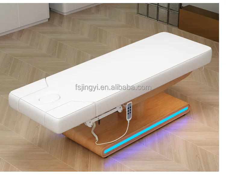 Factory Price White Electric Eyelash Beauty Massage Table Spa Facial ...