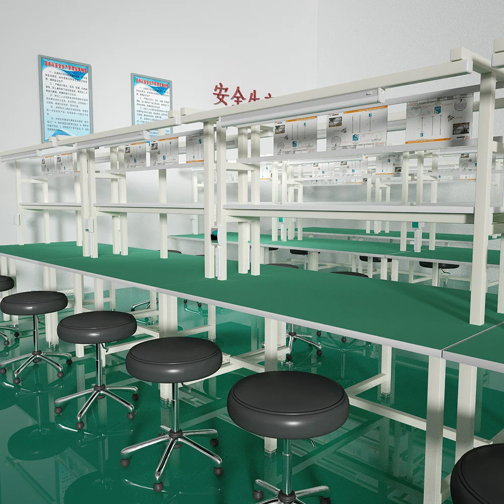 Electronic Cleanroom Work Bench - Anti-static Esd Workbench - Oem