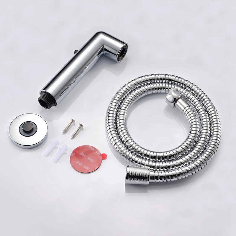 GEE-N Modern ABS Plastic Push Button Water Magnetic Handheld Bidet ...