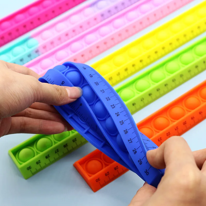 Alibaba.com: Promotional Gift Silicone Ruler Kids Decompression Toys 30 ...