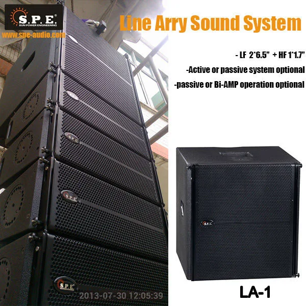 Professional Audio Line Array Subwoofer Speaker Active Line Array Dual ...