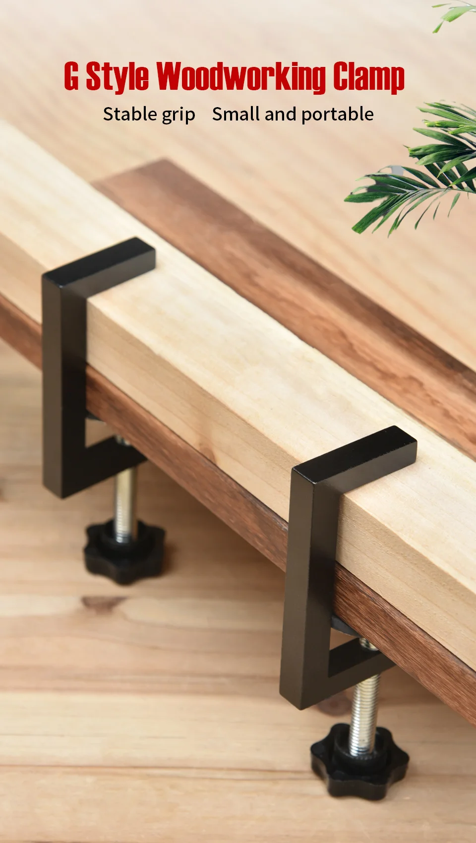 Heavy Duty C-Type Clamp - Adjustable Support Bracket
