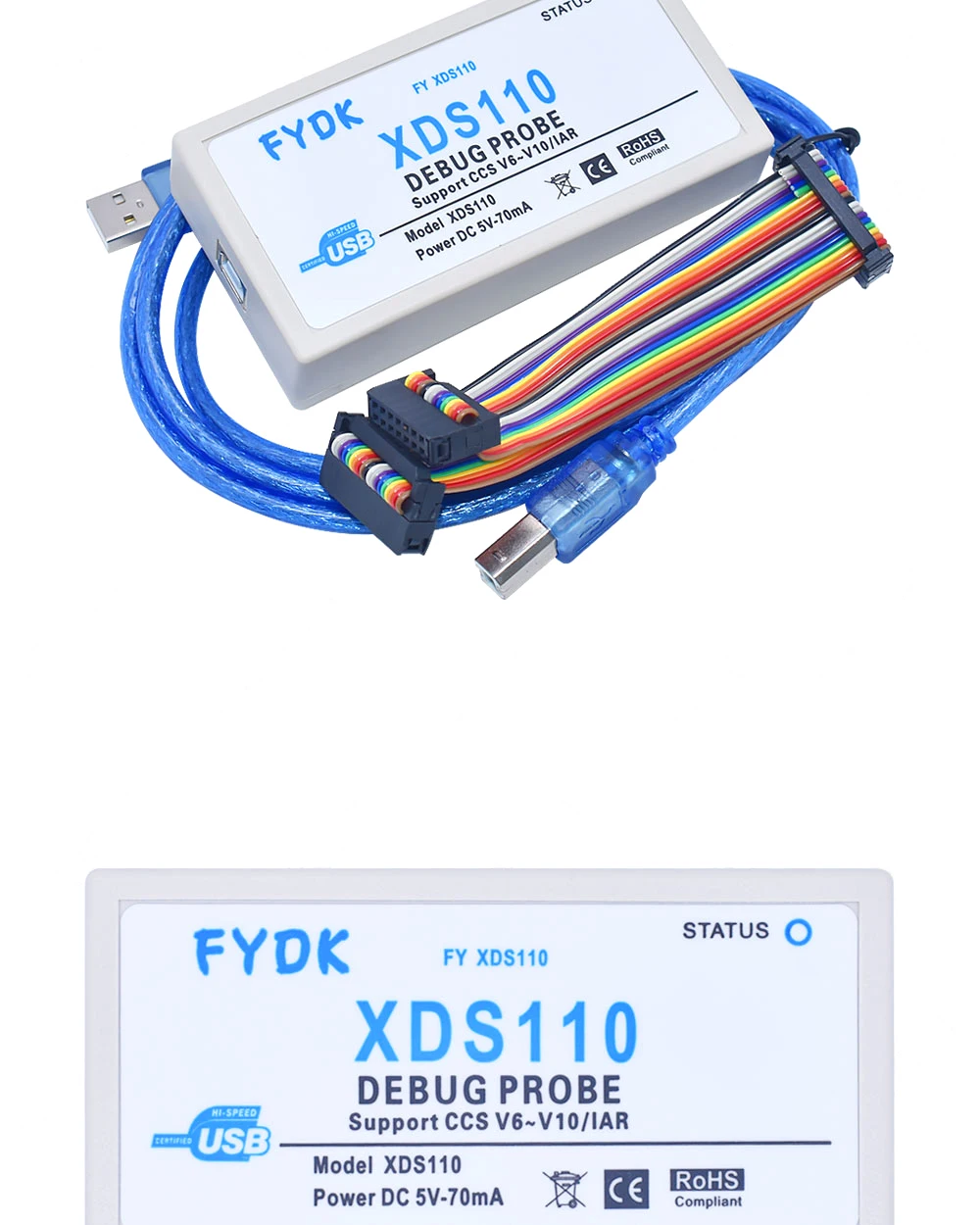 New Xds110 Upgrade Msp432 Serial Programming Debugging Simulator Burner ...