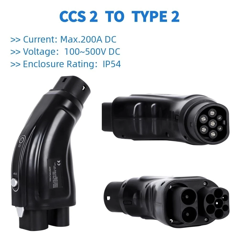 Portable Ev Charging Station Dc Ccs1 To Gbt Adapter Electric Car Charger Connector Ccs Combo 1 ...