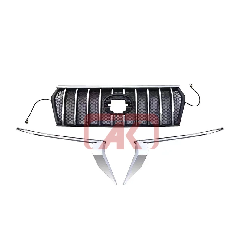 Car Body Kit Modified Led Front Grille Grill for Toyota Land Cruiser ...