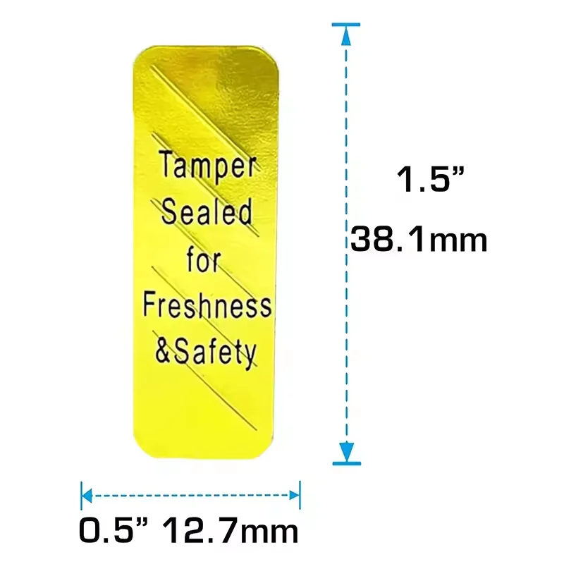 Custom Food Delivery Tamper Evident Labels Tamper Resistant Stickers ...
