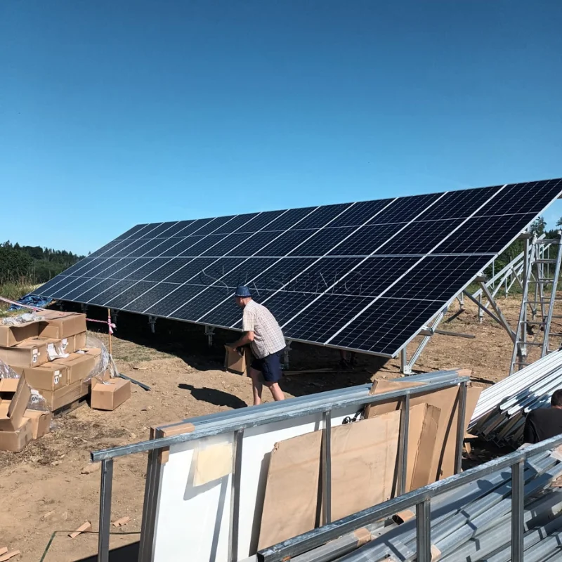 Racking Mounting Ground Power Solar Bracket Kit Solar Ground Mounting ...