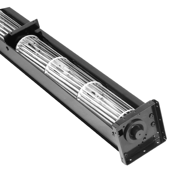 Prsk Ac 220v 40mm Crossflow Blower Aluminum Blade Tangential Fan Silent ...