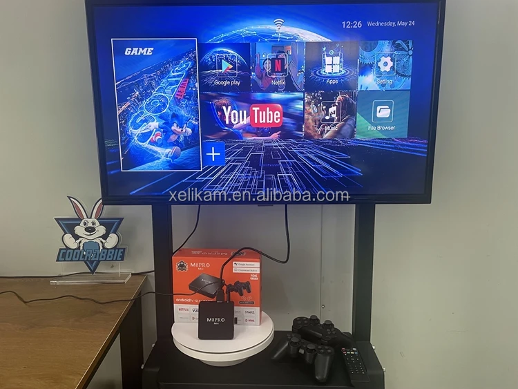 Coolrabbie M8 Pro Mini Game Tv Box Android 12 Games Dual System H313 ...