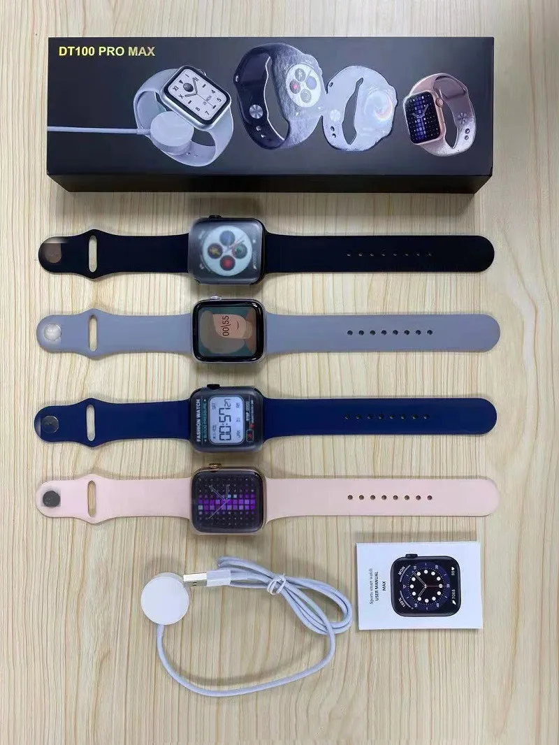 Dt100pro Max Smartwatch 1.8 Inch Dial Call Music Playback Password Protection Reloj Smart Watch ...