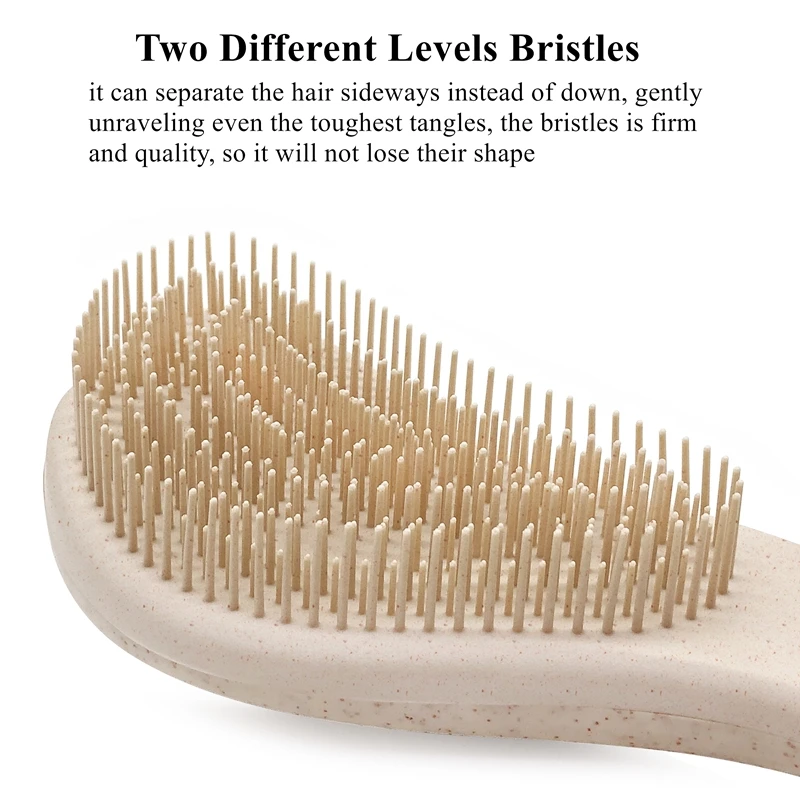 3pcs Hair Styling Products Wave Detangling Hair Brush Beauty Salon ...