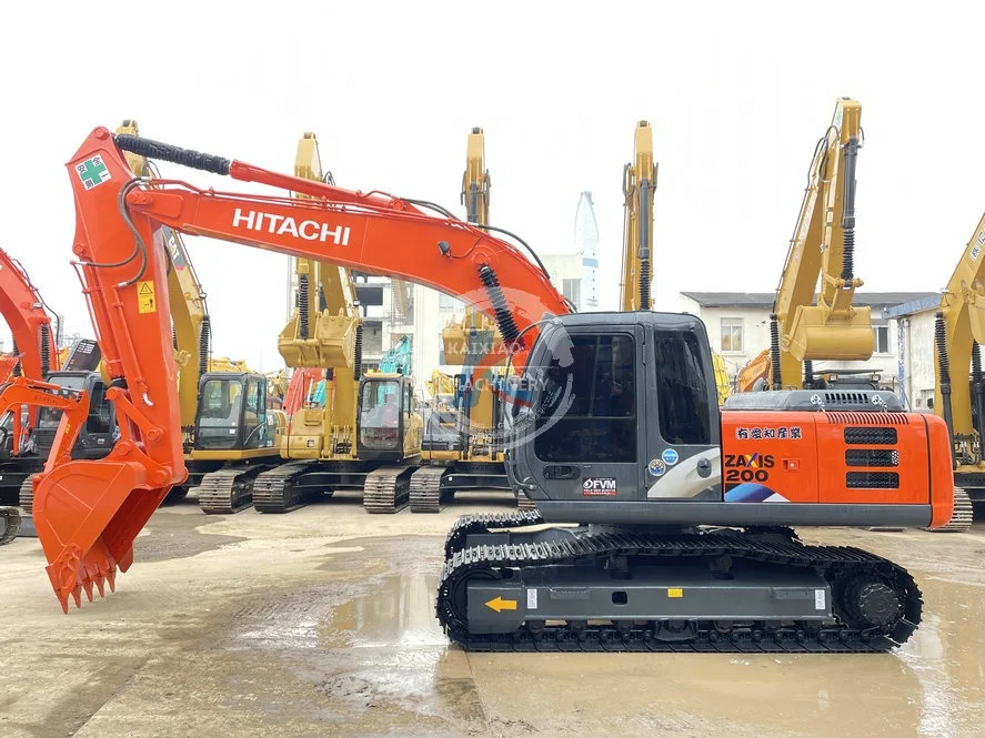 Original Paint Hitachi 200 Japan Used Excavator 20ton Second Hand ...
