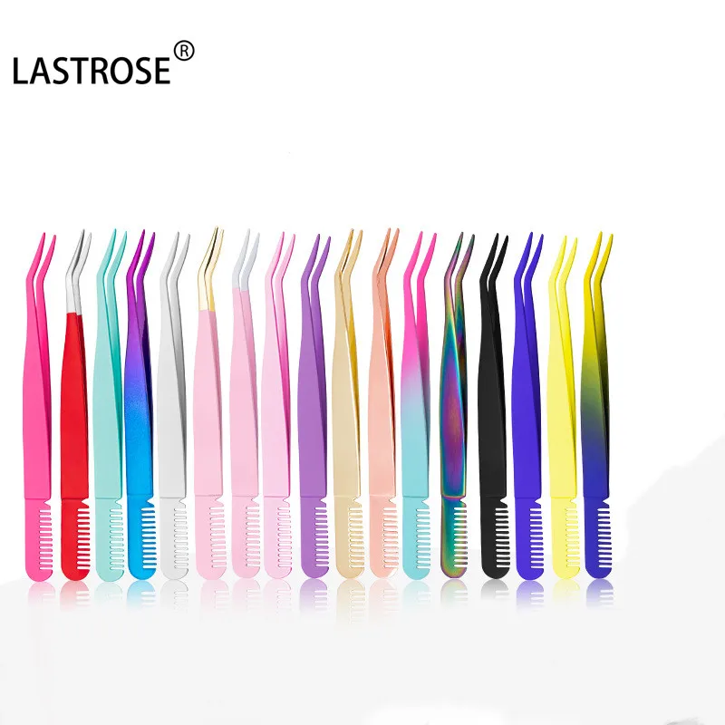 8 Colors Eyelash Tools Eyelash Tool Set Eyebrow Stencils Eye Lash ...