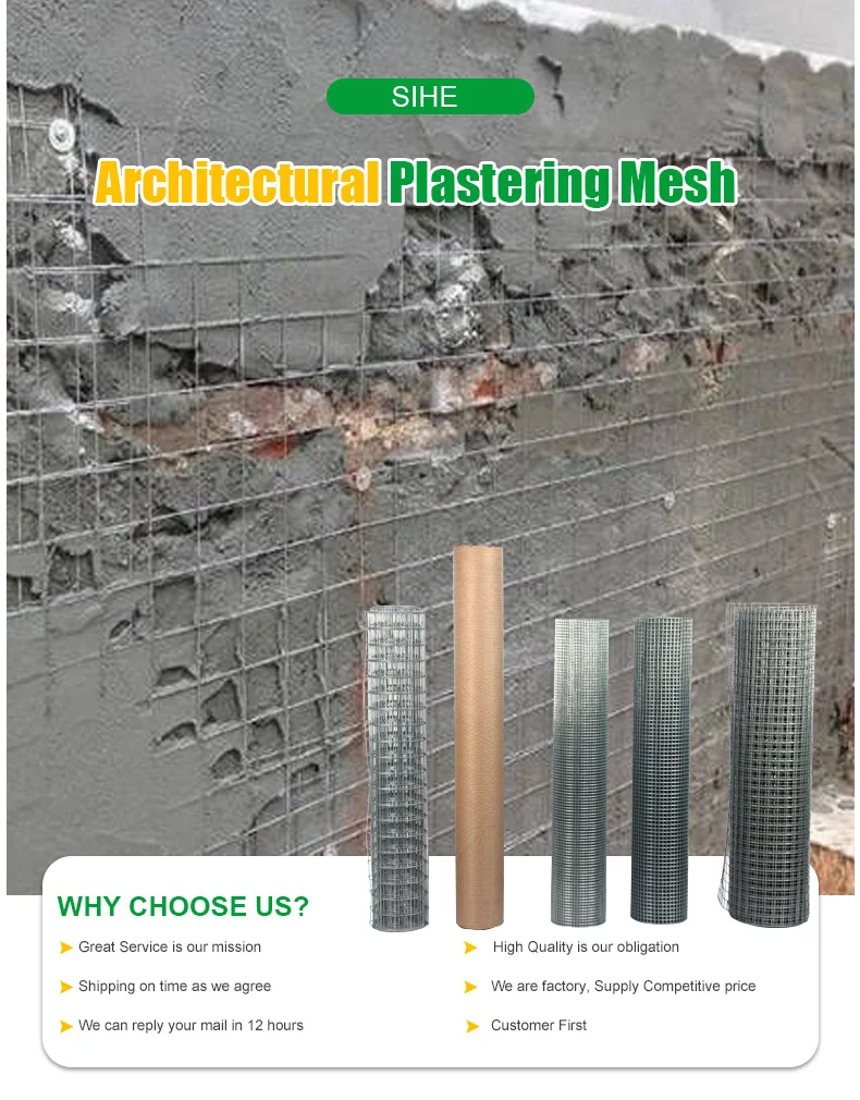 Stucco Welded Wire Mesh For Wall Construction/galvanized Welded Wire ...