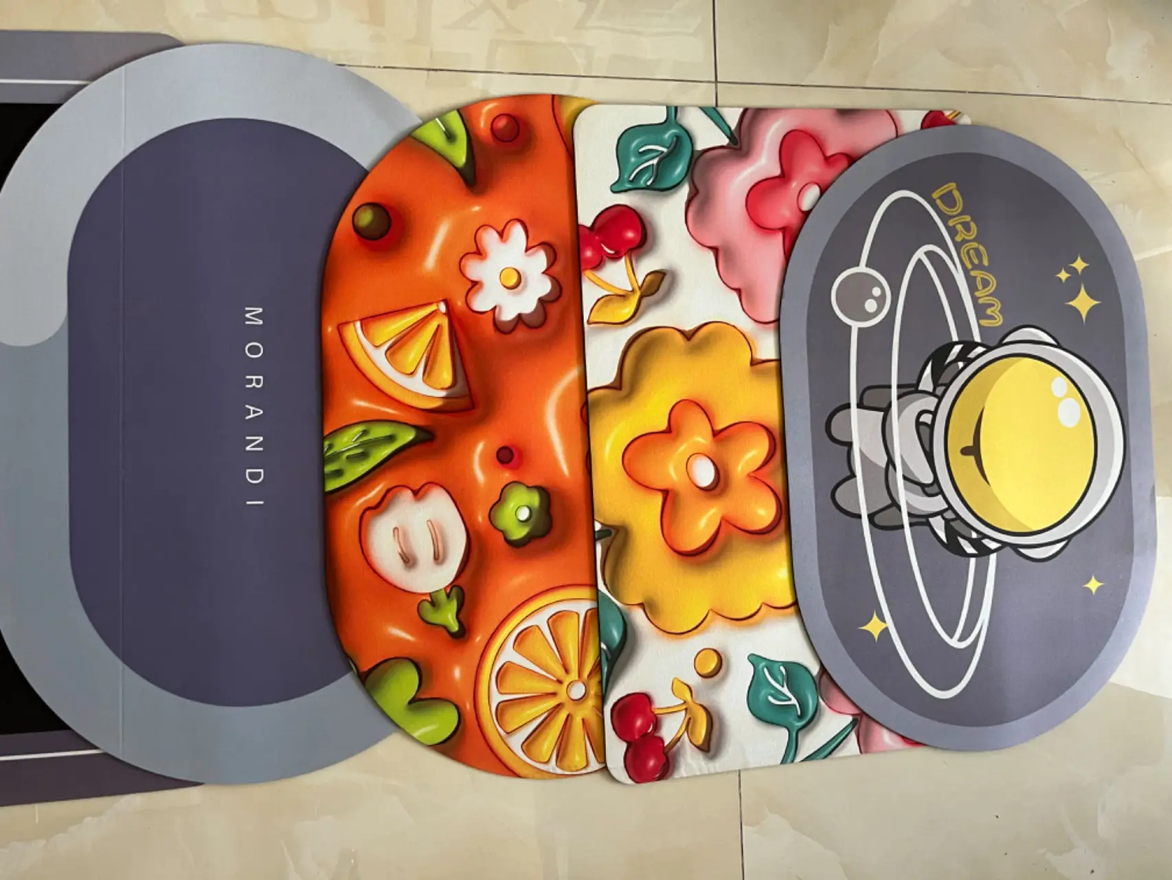 Newly Design 3d Series Super Absorbing Water 3d Bathroom Mat For ...