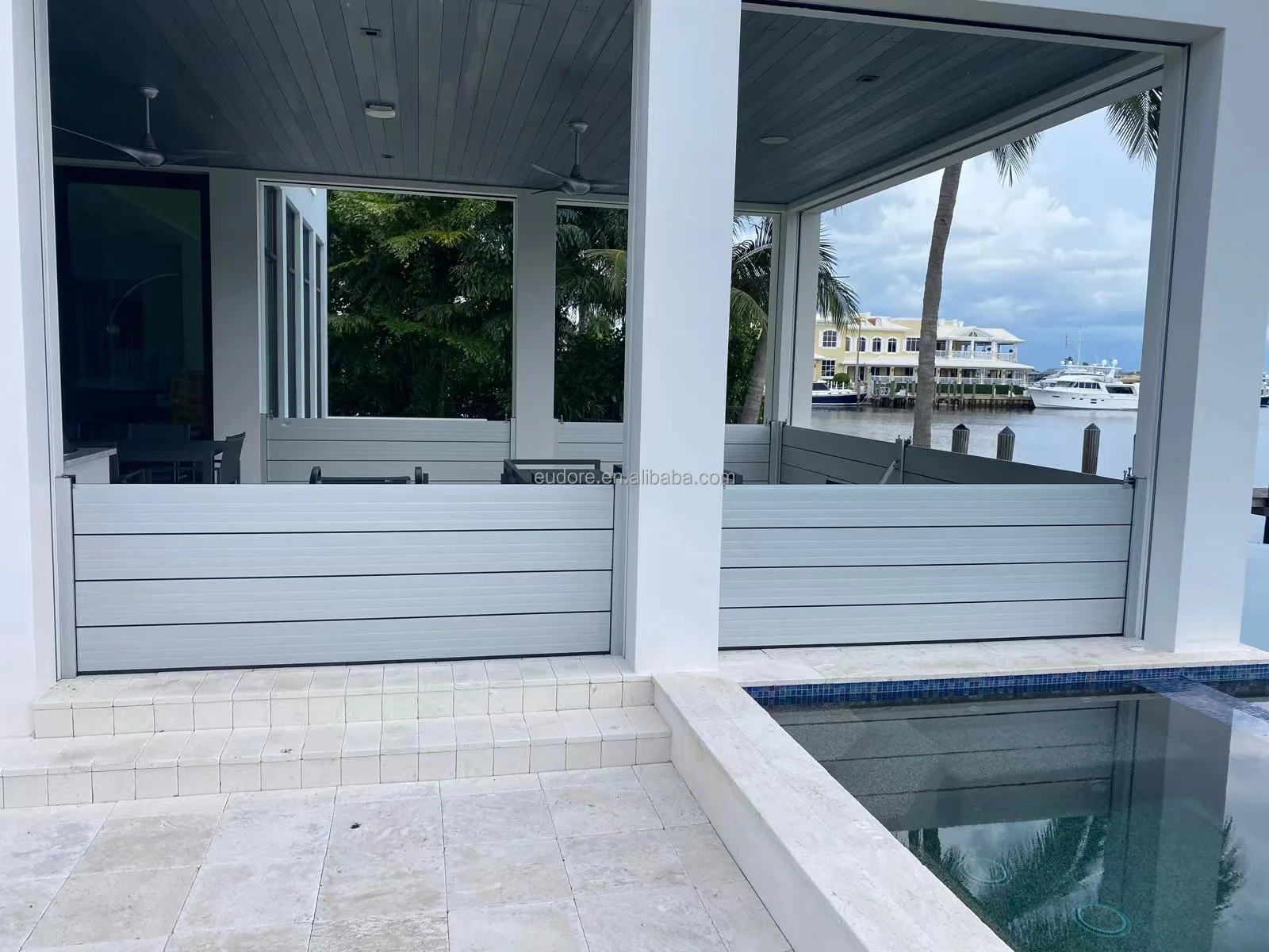 Aluminum Detachable Flood Control Deflector Water Safety Garage ...