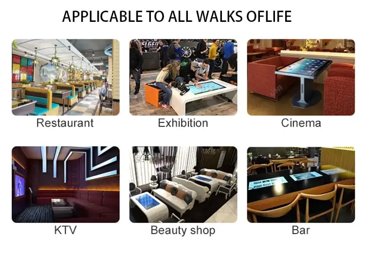 Recreation Center Restaurant Entertainment 55 Inch Glass Bar Game ...