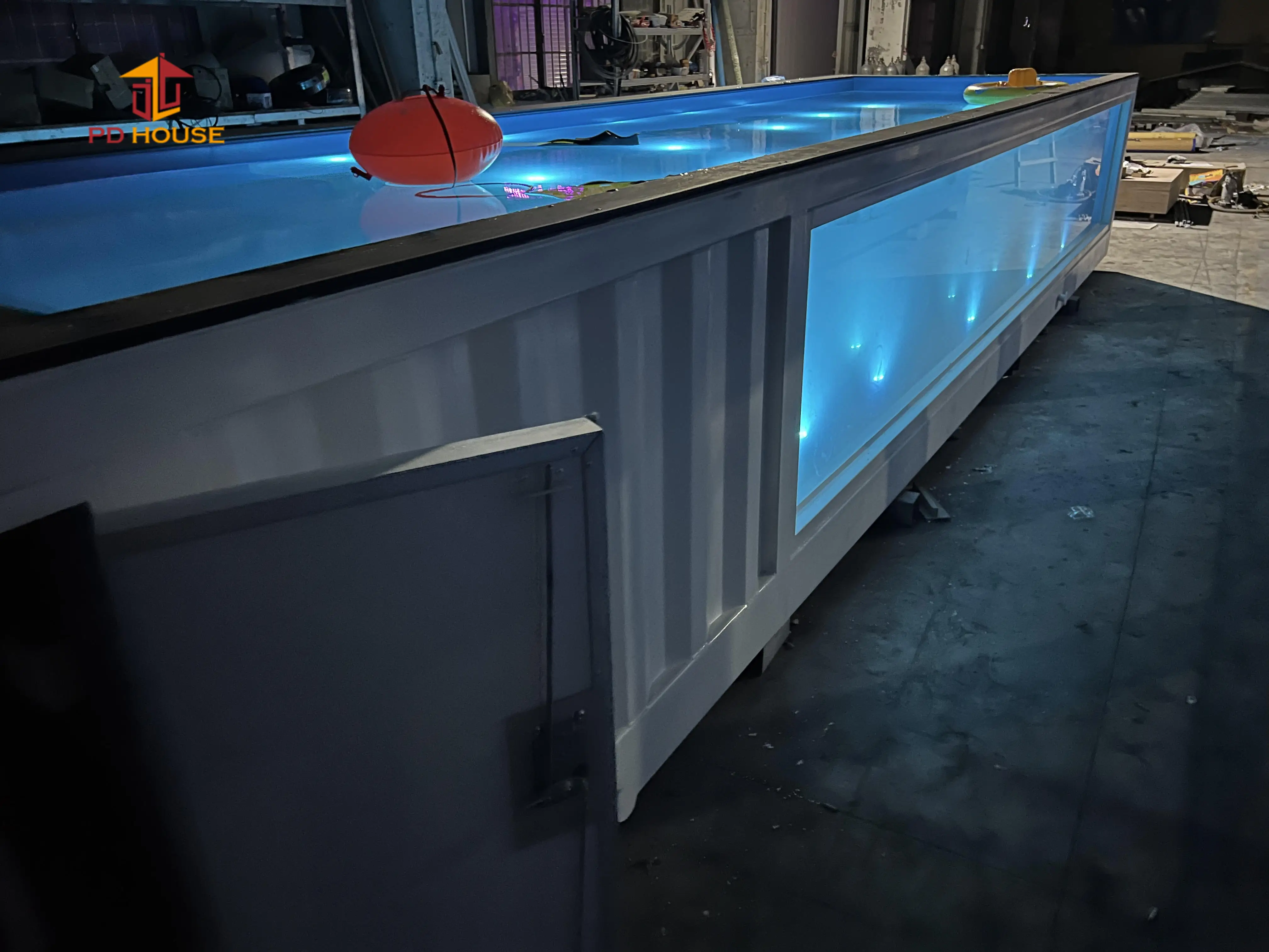 Alibaba.com: 20ft 40ft prefab shipping container pools with acrylic ...