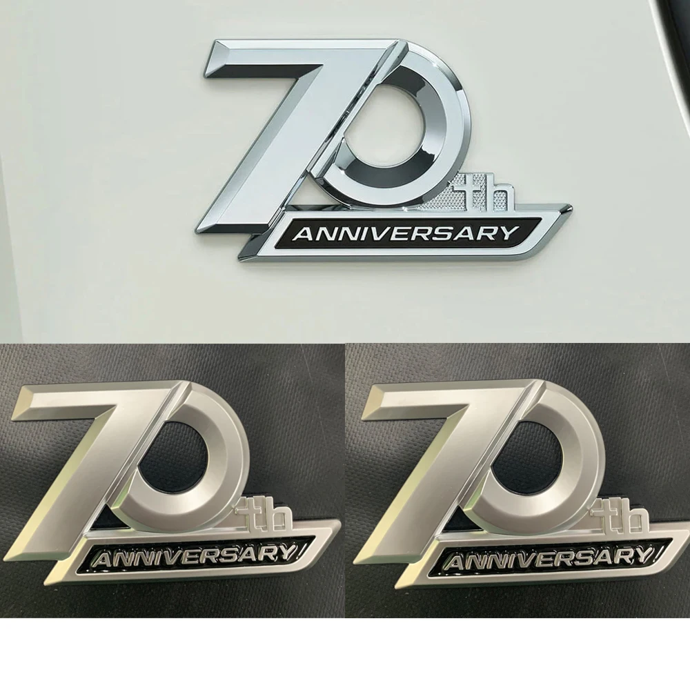 70th Anniversary Side Emblem Sticker For Toyota Land Cruiser 70 Lc76 ...