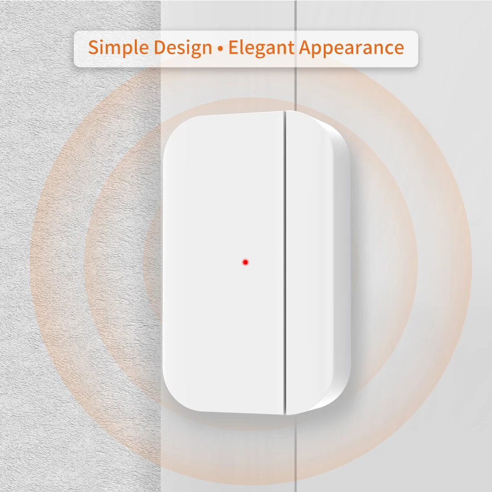 Smart Wifi Door Sensor Magnetic Detector Door Open / Closed Detectors ...