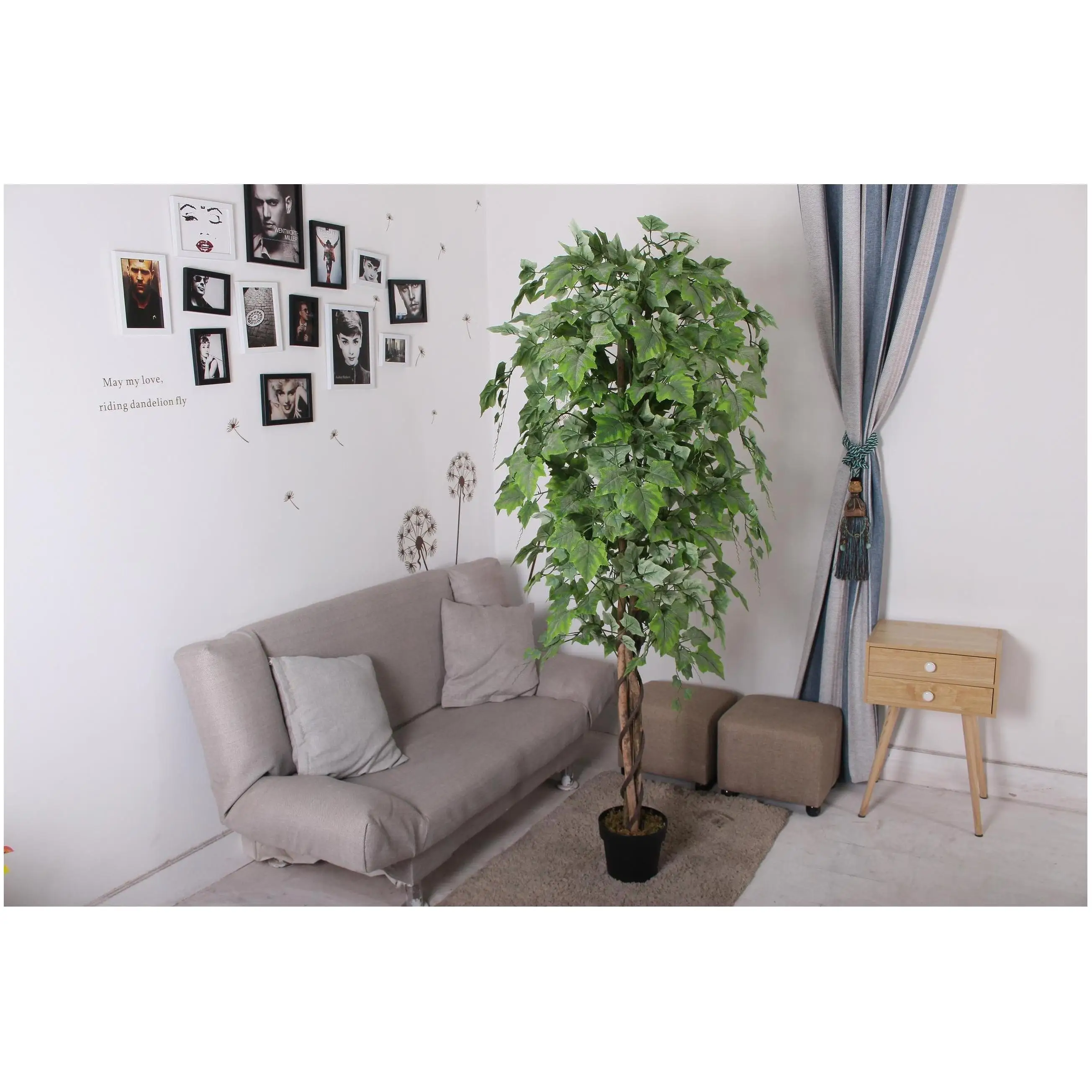 Artificial Fake Tree Plants Hanging Bonsai Tree For Home Decoration Pot ...