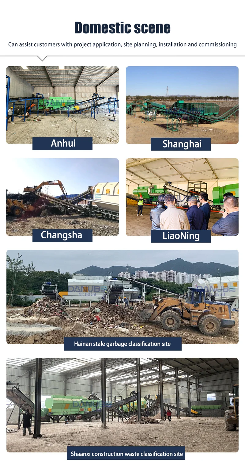 EPC Project Underground Garbage Sorting System Waste Sorting Conveyor ...