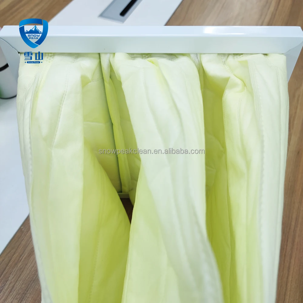 White Coating Frame EU5 EU6 EU7 EU8 EU9 Air Filters