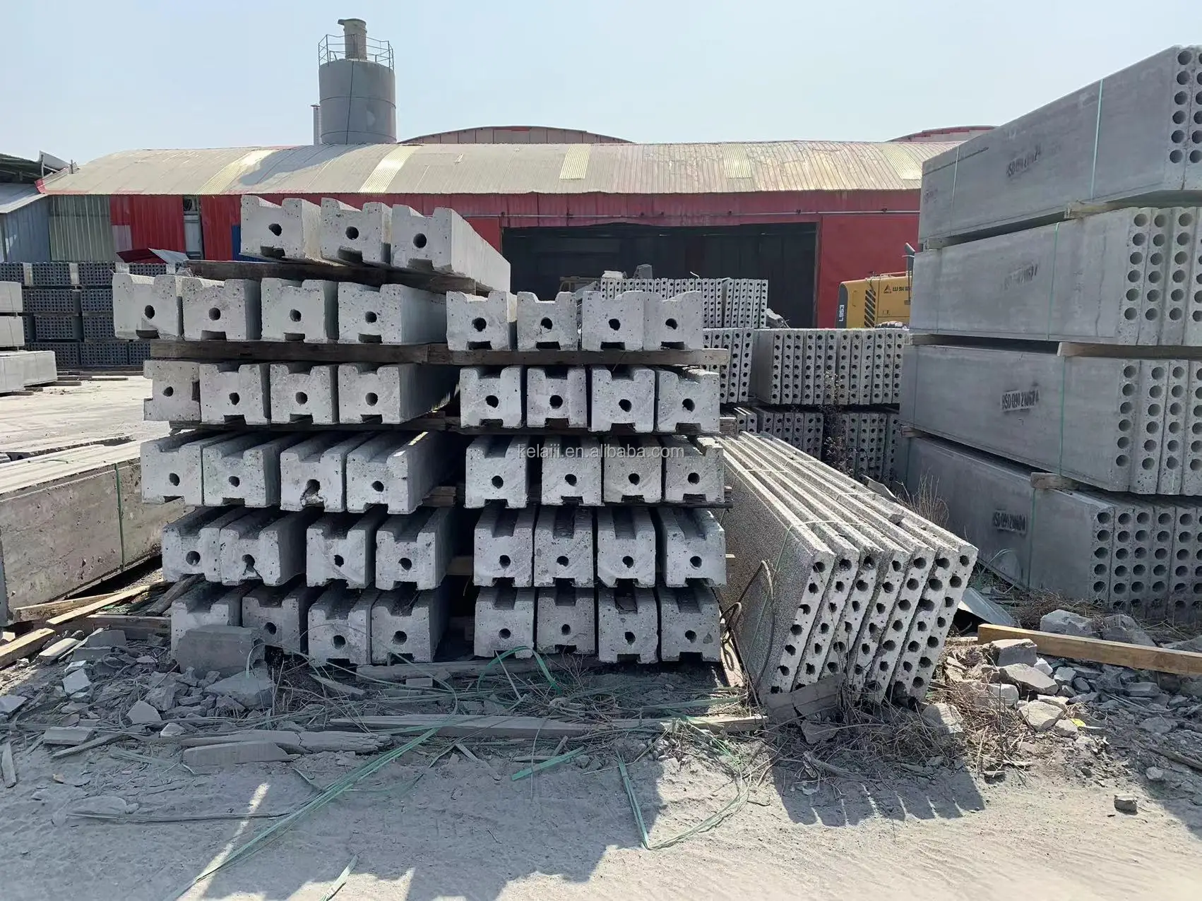 Precast Concrete Farm Fence Wall Machine Precast H Beam Machine for ...