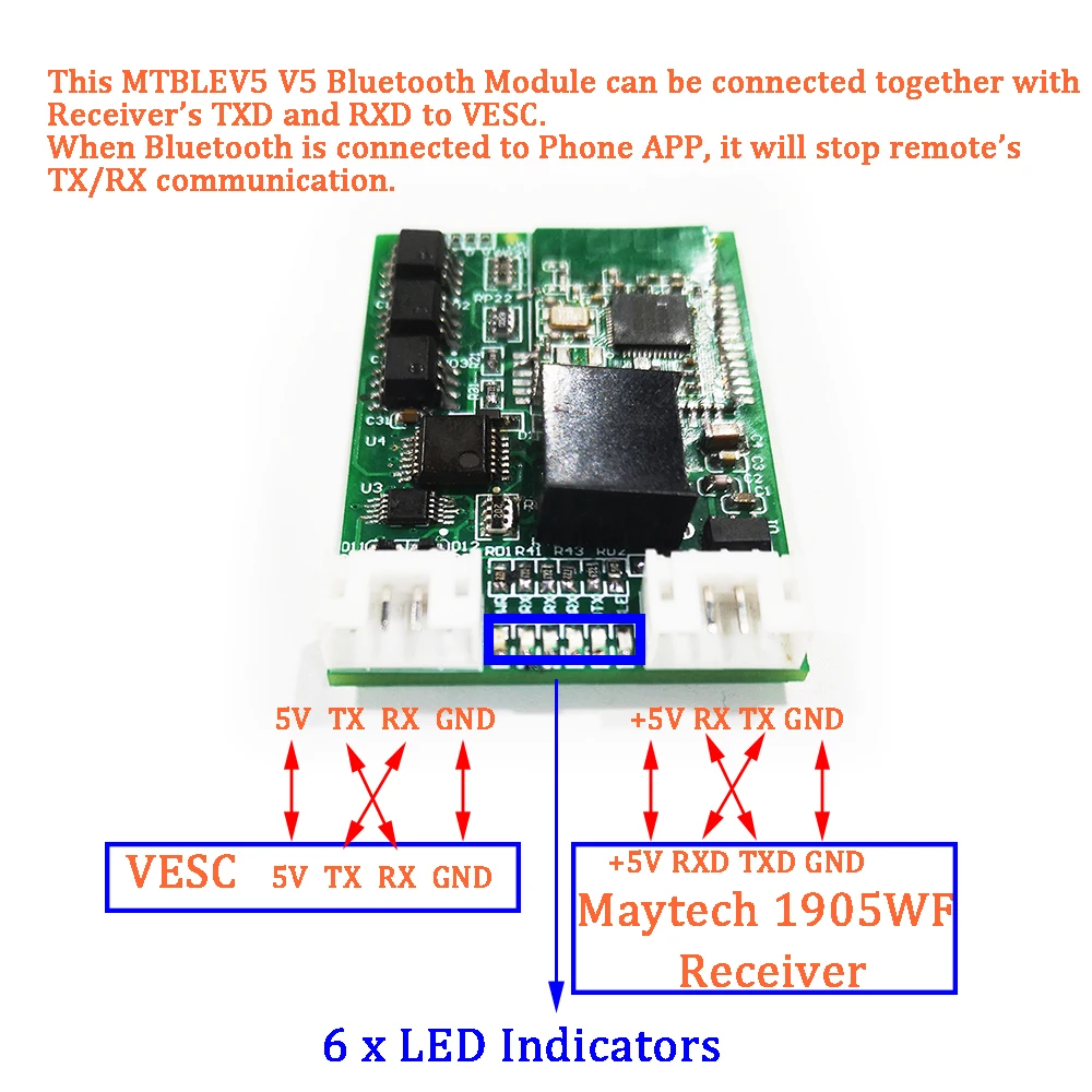 Maytech V5 Bluetooth Module - Seamless VESC Communication