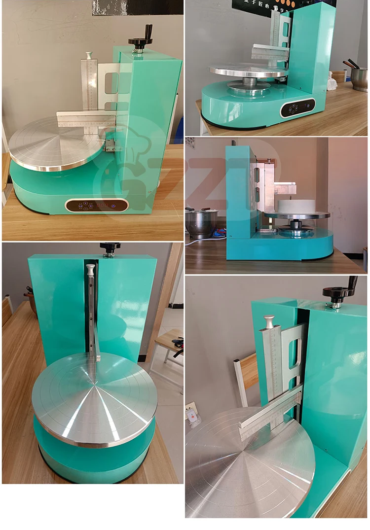 Automatic Cream Cake Coating Spreading Decorating Depositor Machines 4 ...