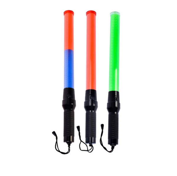 Rechargeable Light Stick Guide Safety Wand Red Flashing Led Traffic ...