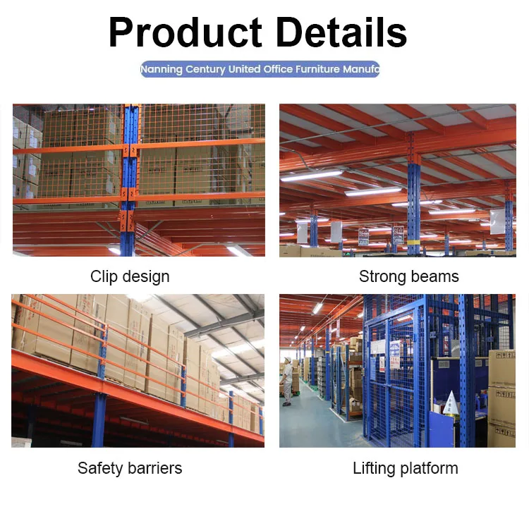Industrial Heavy Duty Multi-tier Warehouse Rack Steel Mezzanine Floor ...