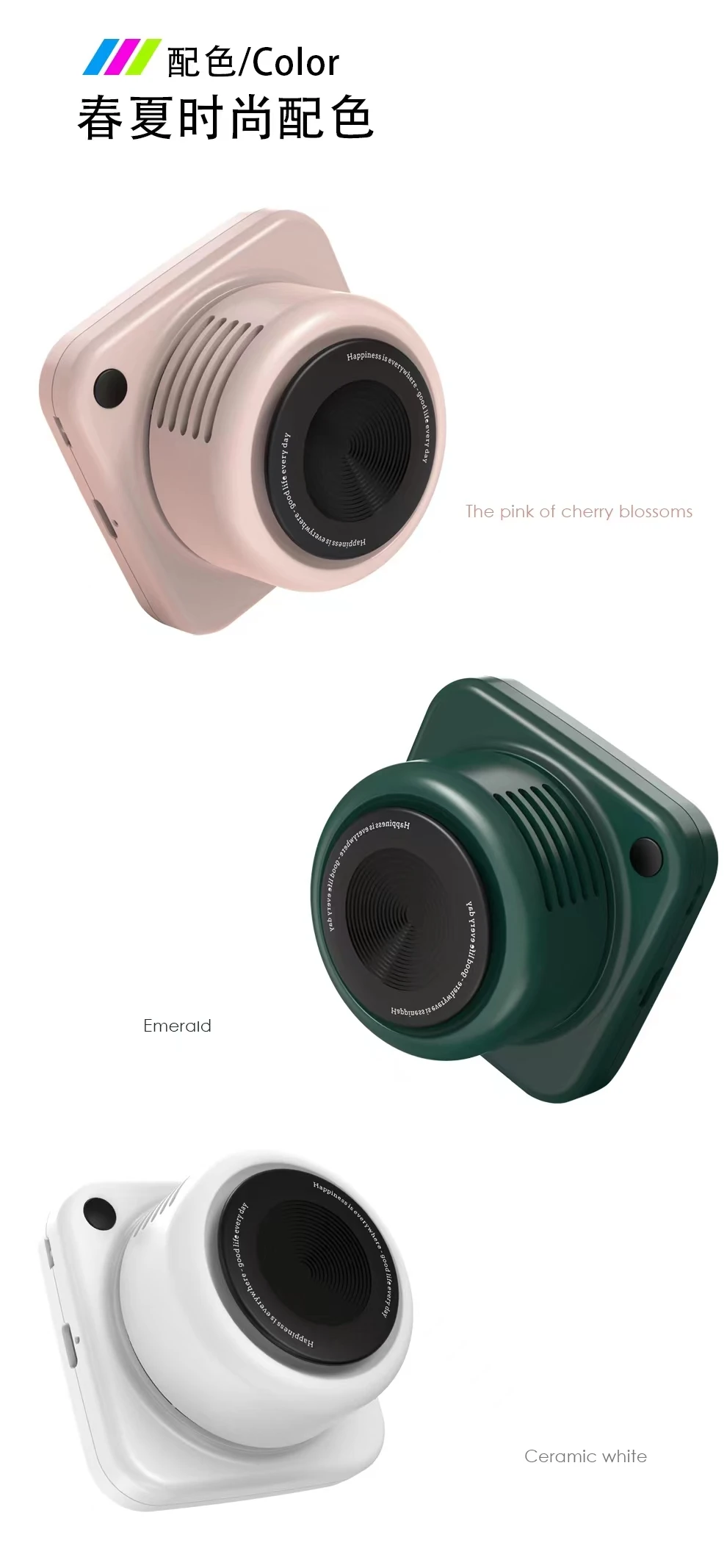 MEMO G01 Portable Neck Fan With 3 Gears 800/1600mAh Neck Fan ...