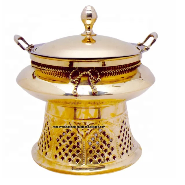 Traditional Indian Brass Chafing Dish - Buffet Style Catering for ...
