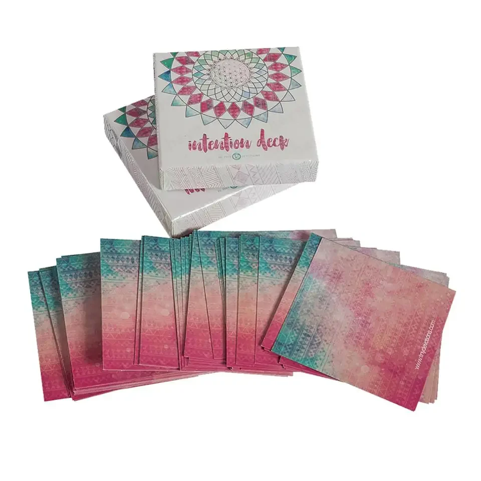 Custom Printed Paper Playing Cards Self Love Card Games With Daily ...