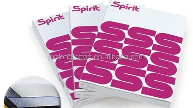 4 Layers 100 Sheets Per Box A4 Size Spirit Master Transfer Paper Tattoo ...