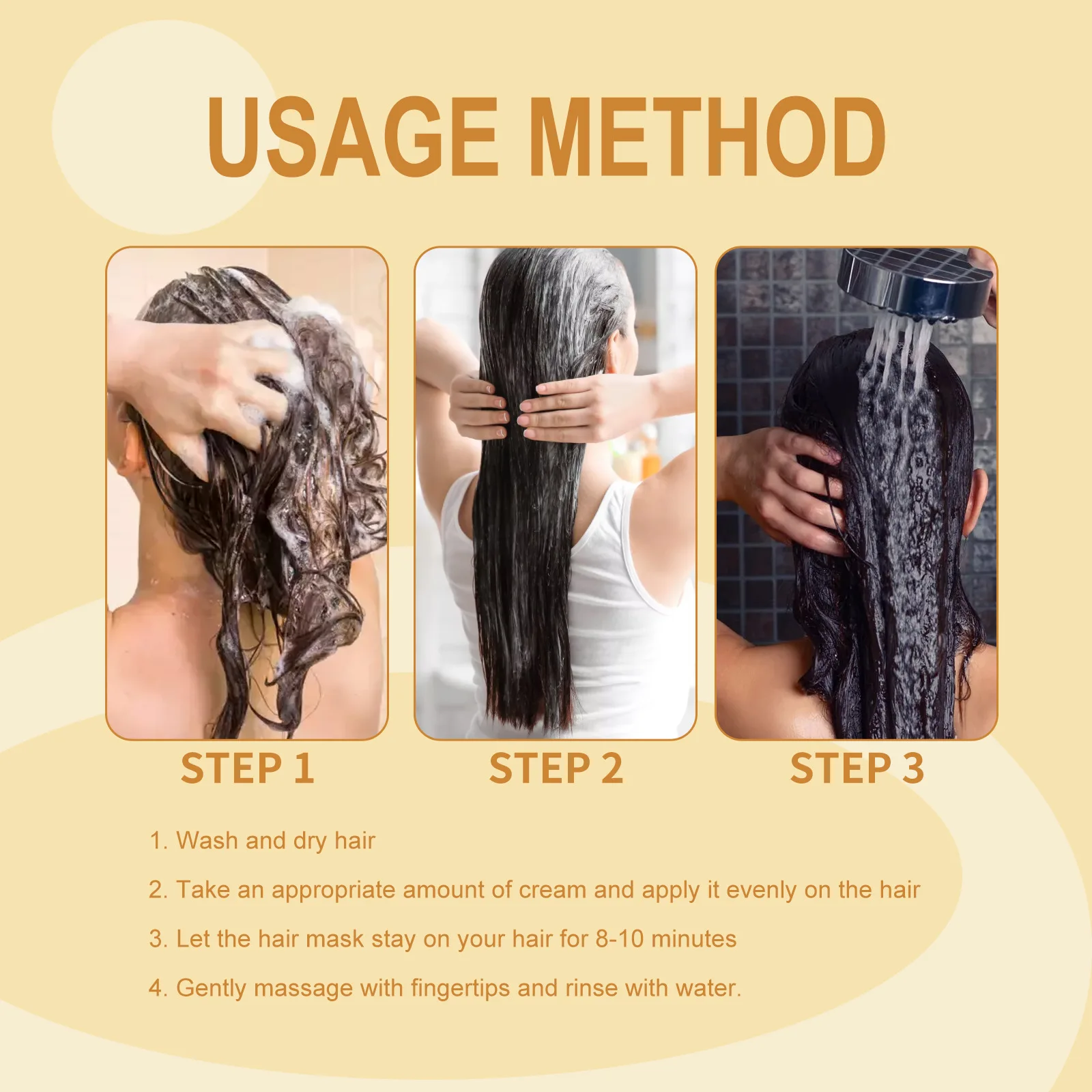 Keratin Hair Mask 50g Deep Nourishing And Smoothing Hair Mask For Dry And Frizzy Hair With Split ...