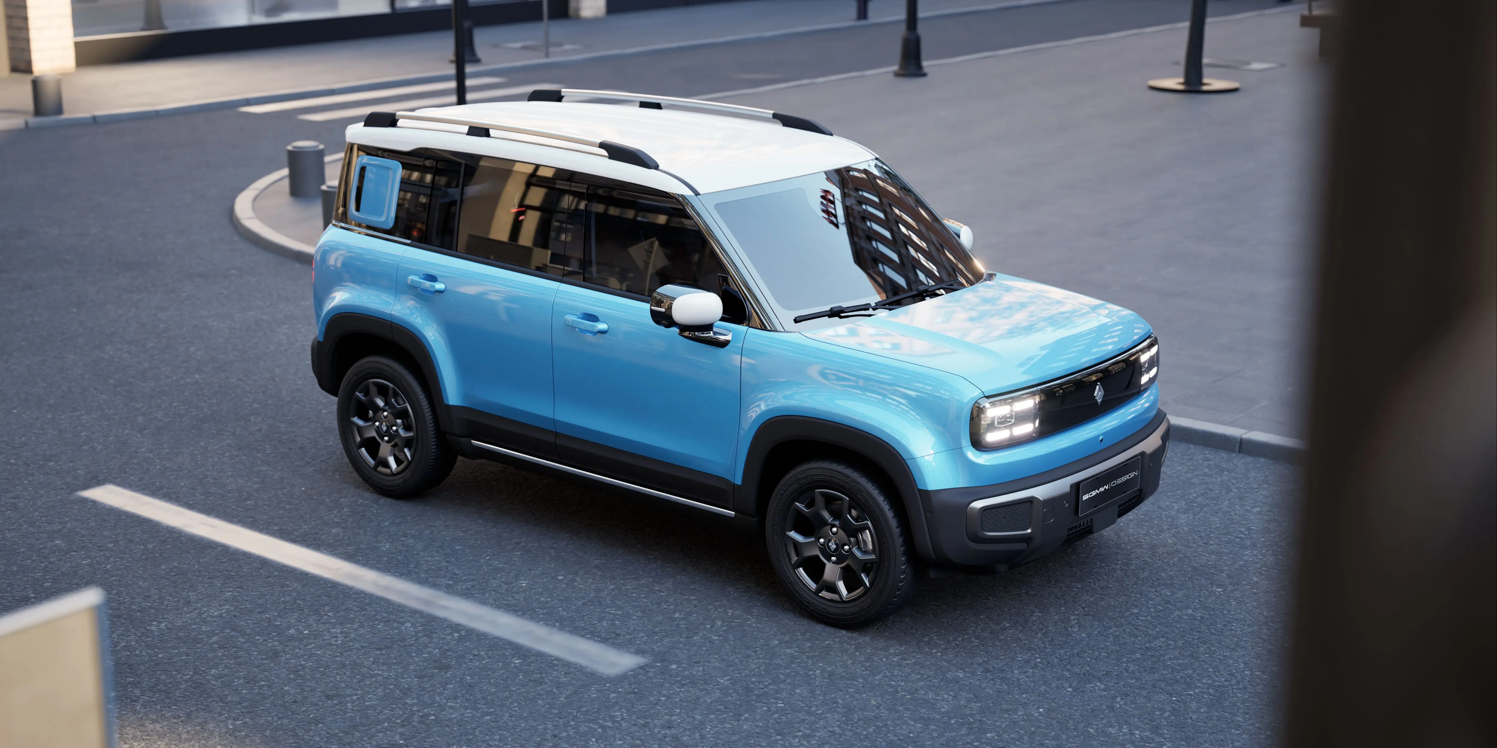 Suv Electronic Car Wuling Baogun Baijun Yep 700 Specification Blue Suv ...