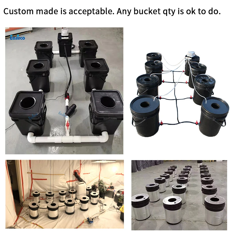 Rdwc 8 Buckets Recirculating Hydroponic System Dutch Bucket System - Buy Hydroponic System,Rdwc ...