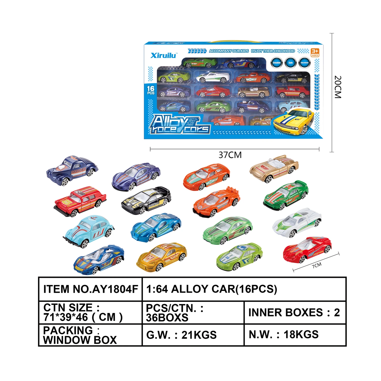 Car Toy Set Model Car Diecast Toys Item 16pcs Alloy On Sales New Metal ...