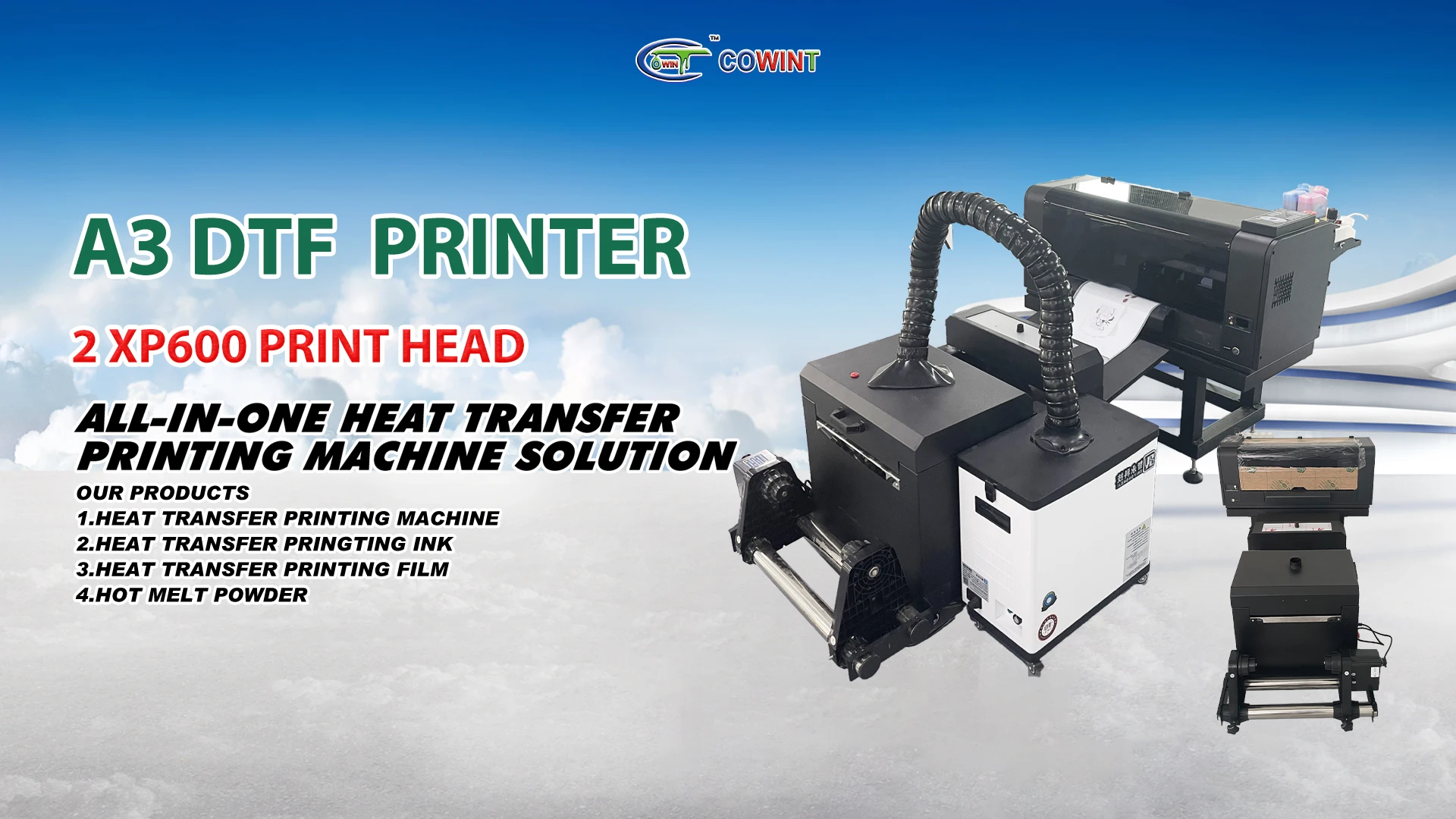 Cowint Semi-automatic A3 13in 30cm All In One Digital Dtf Printer A3 ...