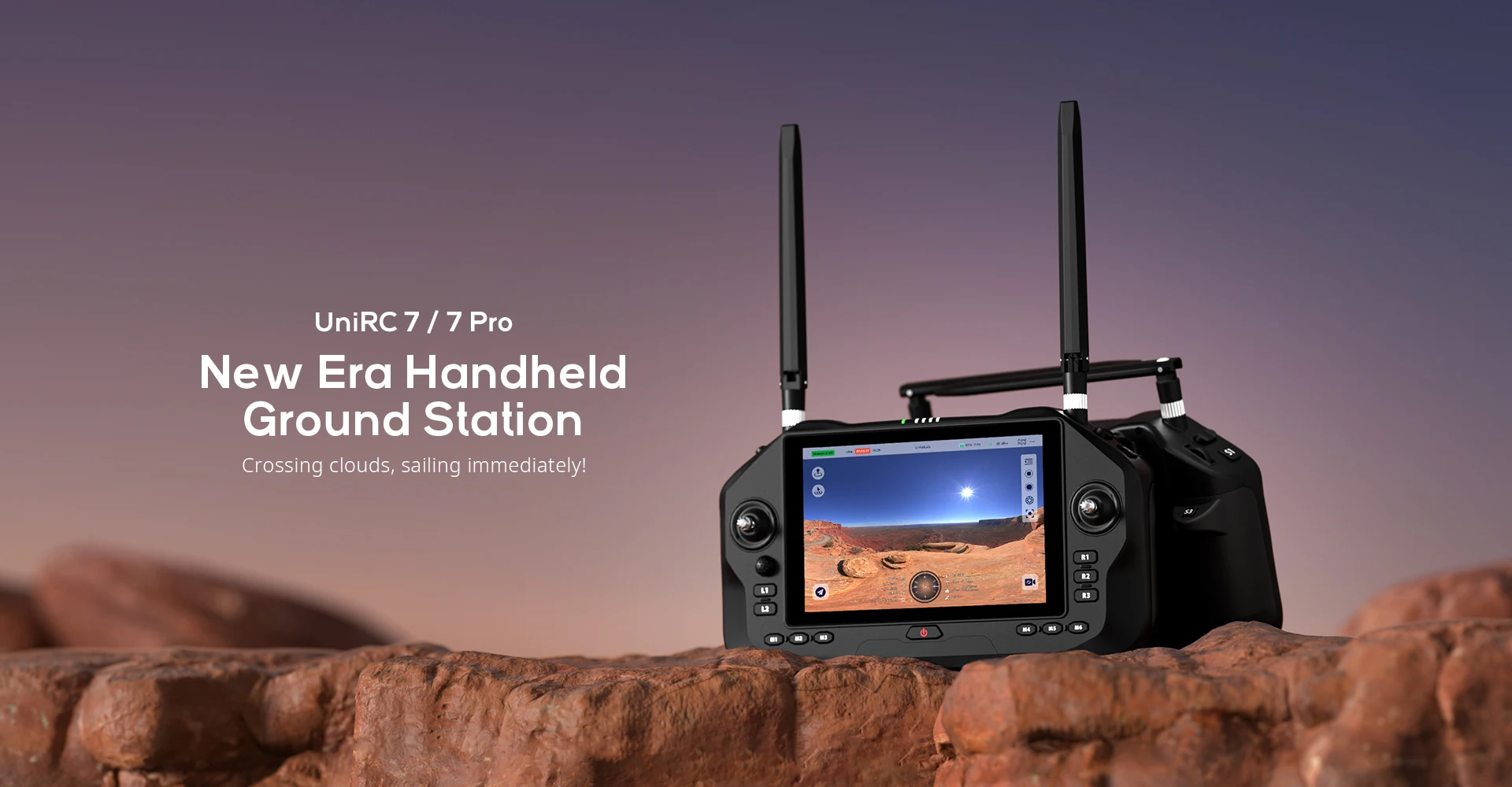 SIYI Unirc 7 Pro - Dual Frequency Smart Controller for UAV